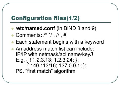Ppt Dnsbind Server Configuration Powerpoint Presentation Free