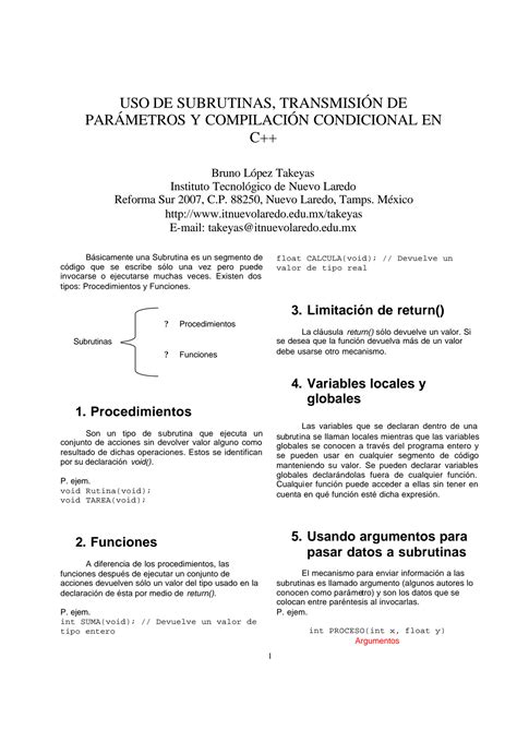 SOLUTION Uso De Subrutinas Transmisi N De Par Metros Y Compilaci N