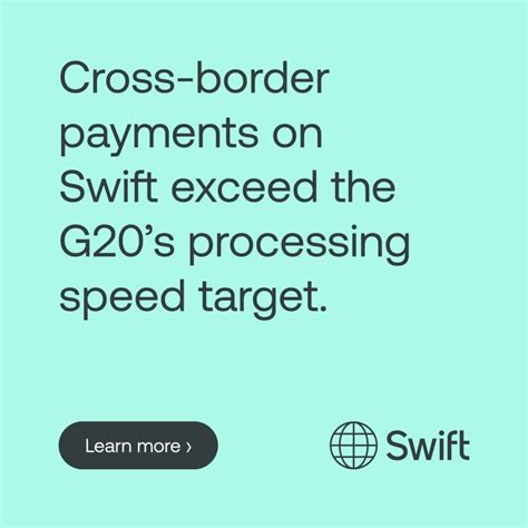 Annick Roelants On Linkedin Cross Border Payments On Swift Exceed The G20s Processing Speed