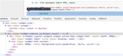 Question On Html Widget Width · Issue 1613 · Jupyter Widgets