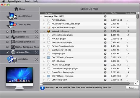 clean my mac delete universal binary files to speed up my mac