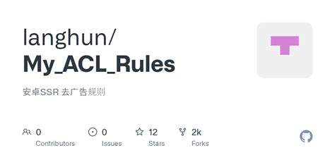 Github Langhunmyaclrules 安卓ssr 去广告规则