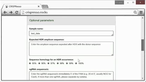 Crispresso Tutorial Youtube