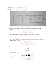 Au HW SOLUTION Updated Pdf ECE Homework Solution Key Problem A The