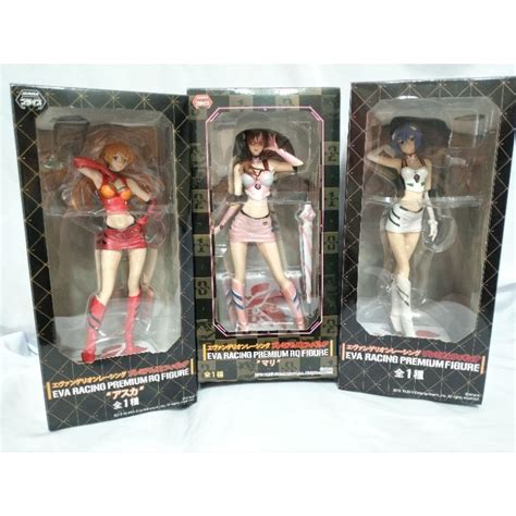 Evangelion Eva Racing Figure Asuka Rei Mari Sega Eva 01 02 08