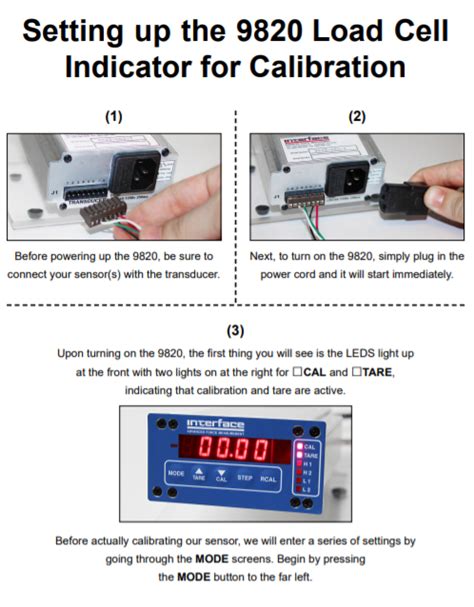 9820 General Purpose Load Cell Indicator Setup Guide Durham Instruments