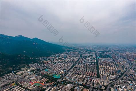 山东泰安城市建设航拍摄影图 包图企业站