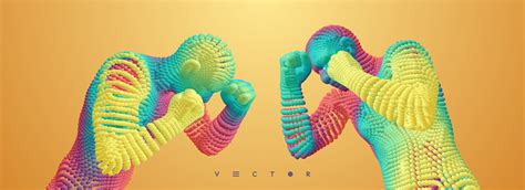 싸움 전에 두 권투 선수 스포츠 대회 템플릿 파티클로 구성된 벡터 그림입니다 권투 스포츠에 대한 스톡 벡터 아트 및 기타 이미지 권투 스포츠 포스터 2명 Istock