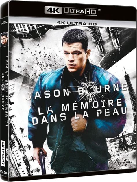 Jason Bourne La Mémoire Dans La Peau Blu Ray 4k Ultra Hd Edition