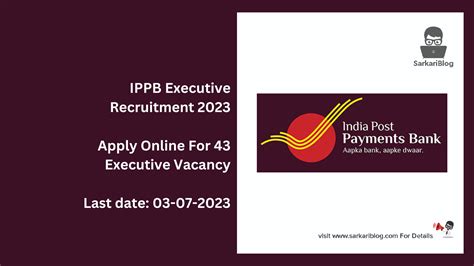 Ippb Executive Recruitment 2023