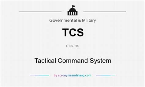 TCS Tactical Command System In Government Military By AcronymsAndSlang Com