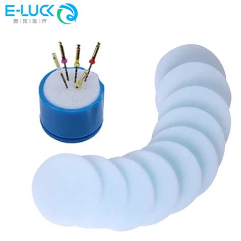 Dental Disposable Sponge Endo Files Clean Stand Sponge Pad Foam