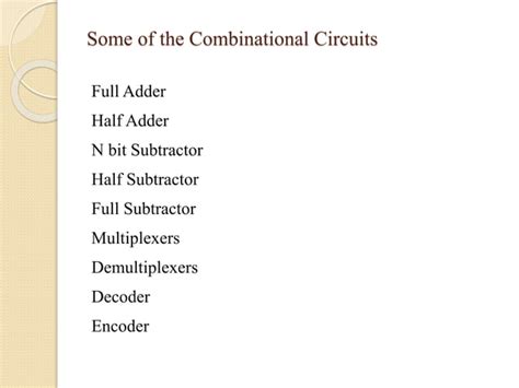 Combinational Circuit And Sequential Circuit Pptx Programming Languages Computing