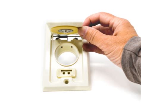 Direct Connect Dual Voltage Inlet Valve Square Door Almond Best
