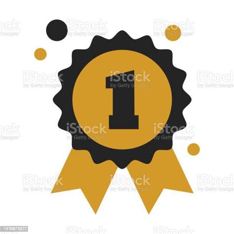 번호 하나의 플랫 아이콘입니다 졸업 재미있는 스티커 학교 파티 소품 연설 거품 벡터 일러스트레이션 현대 사진 디자인 및 장식