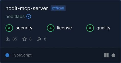 Github Noditlabs Nodit Mcp Server A Model Context Protocol Mcp Server For Ai Agents To