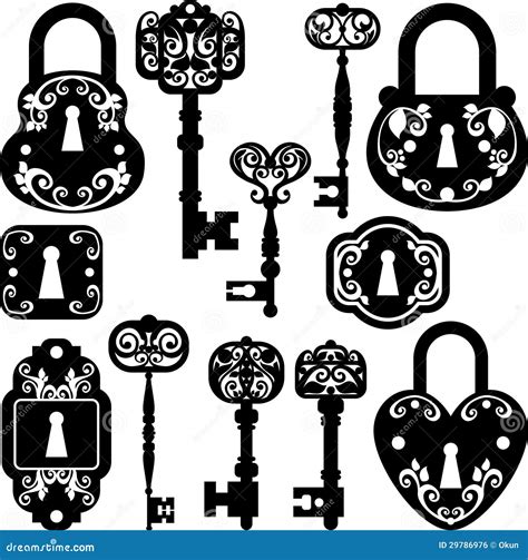 Old Keys And Locks Royalty Free Stock Image Image 29786976