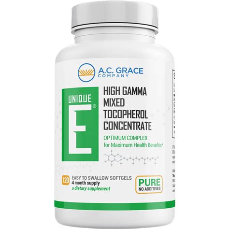Unique E® Mixed Tocopherols Concentrate 120 Softgels