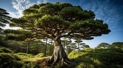 햇빛에 거대한 소나무 Bonten No Hana Iwaba 소나무 고화질 사진 사진 하늘 배경 일러스트 및 사진 무료 다운로드 Pngtree