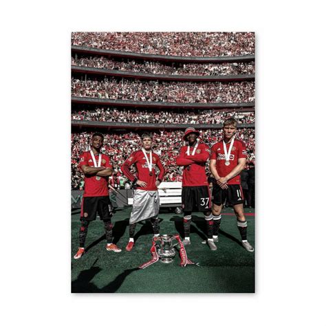 Poster Manchester United Stadium Aesthetic Posters