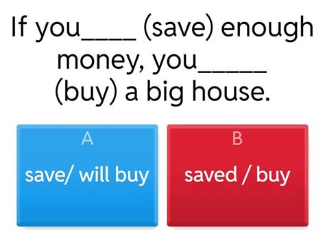 If Clauses Type 1 Quiz