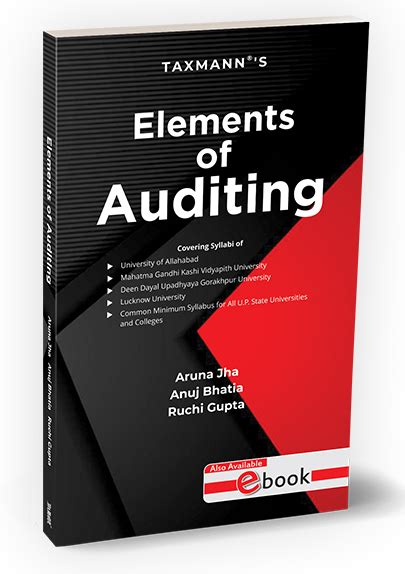 Elements Of Auditing By Aruna Jha Et Al Taxmann Books