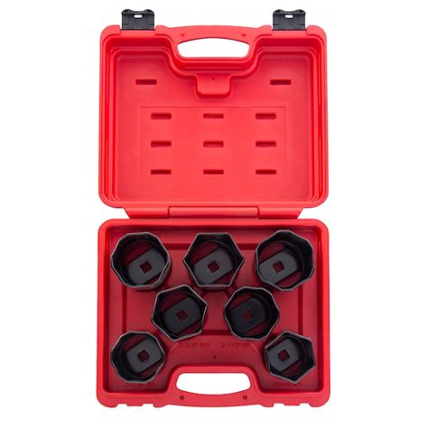 Sunex Tools 7 Piece Standard Sae And Metric Set Drive Set 6 Point Impact Socket Set In The
