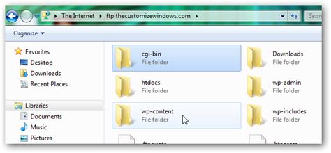 Access Ftp Server From Windows 7 Explorer Without Using Any Software