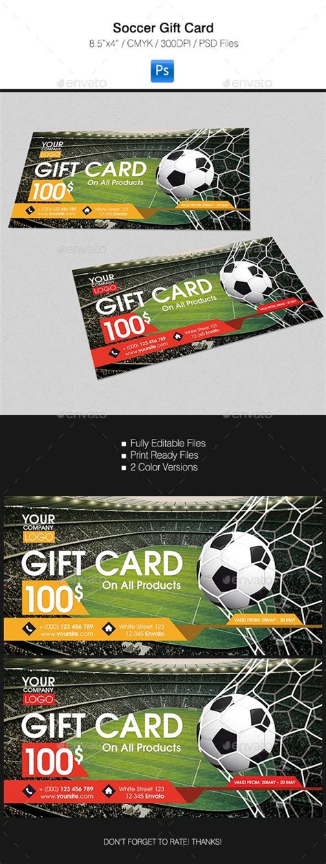 Soccer T Card Soccer Ts T Card T Card Template