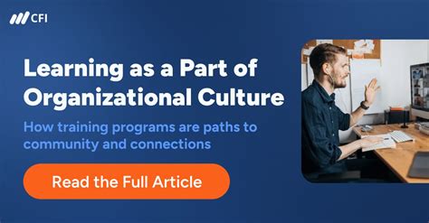 Corporate Finance Institute® Cfi On Linkedin Learning As A Part Of Organizational Culture Cfi