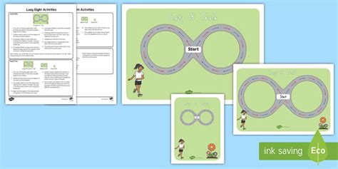 Lazy Eight Track Activity Pack Teacher Made Twinkl