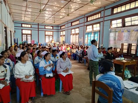 ဟုမ္မလင်းမြို့၊ ပြည်သူ့ကျန်းမာရေးဦးစီးဌာန၌ ကာကွယ်ဆေးထိုးလုပ်ငန်း ကျွမ်းကျင်မှု Iip သင်တန်းနှင့