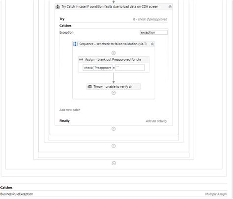 Unable To Assign Error Activities UiPath Community Forum