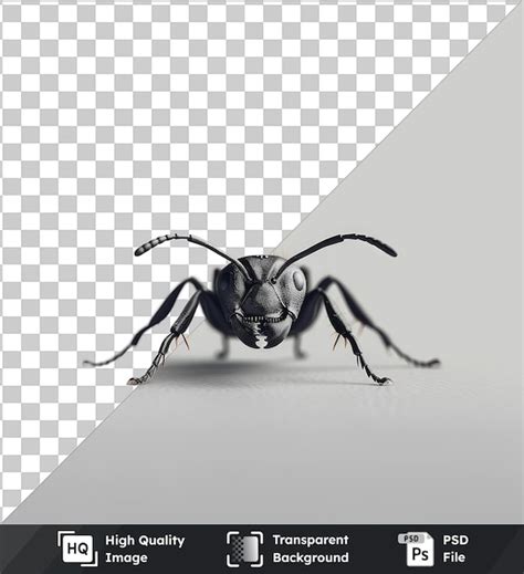 Premium PSD Transparent Background With Isolated Ant Trap A Close Up Of A Bugs Head And Body
