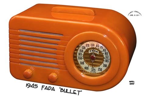 Catalin Radio Fada Model 1000 Bullet