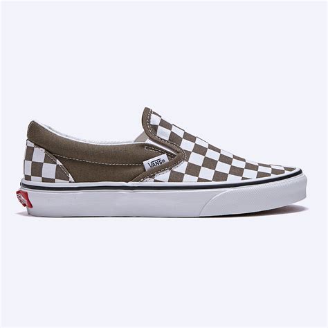 반스 Vans 반스 클래식 슬립온 체커보드 월넛 Vn0a7q5d1nu1
