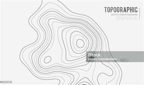 회색 윤곽 벡터 지형입니다 지리적 산 지형 벡터 일러스트입니다 지형 패턴 텍스처입니다 토지 벡터 지형에 지도 표 고 그래픽 등고선 높이 선 지형 지도 높이 추상 다각형