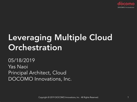 Leveraging Multiple Cloud Orchestration Ppt