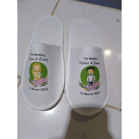 Jual Sendal Spon Tutup Sablon 3warna Shopee Indonesia