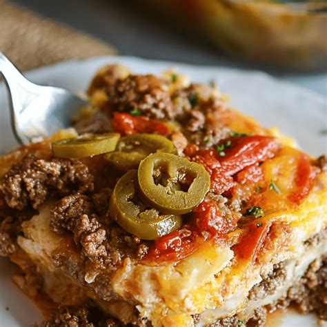 Southern Five Layer Beef Casserole Best 5 Layer Meal Zazacook