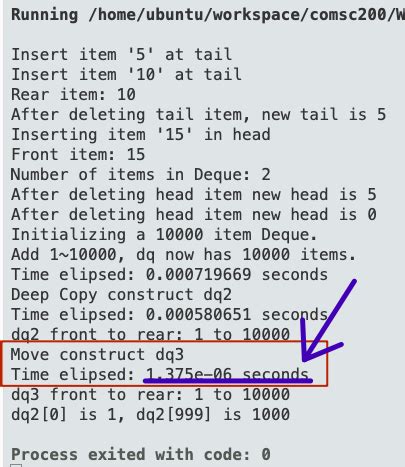 Assignment 10 Template Deque Class C Assignment Use Given Test Menu