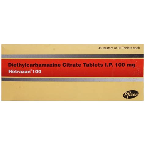 Hetrazan 100 Tablet Uses Side Effects Price Apollo Pharmacy