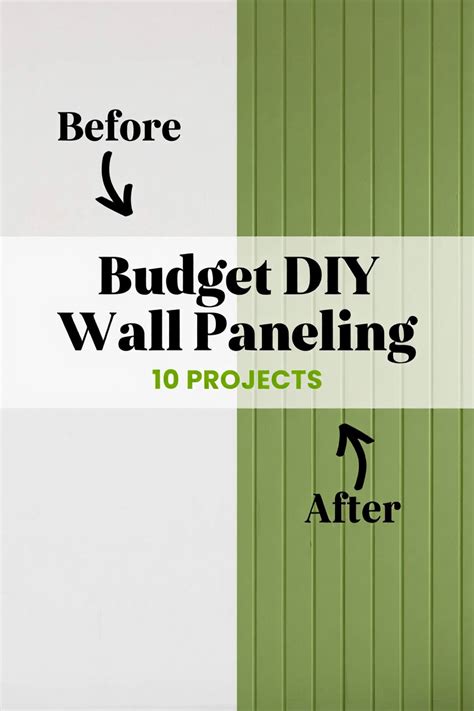 10 Budget Diy Wall Paneling Projects Wall Paneling Diy Diy Wooden Wall Diy Wood Wall