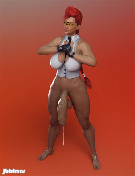 Rule 34 1futa 3d Big Penis Bottomless Crimson Viper Cum Drip