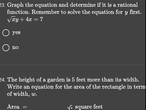 [answered] 23 Graph The Equation And Determine If It Is A Rational Kunduz