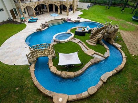 Lazy River Pool For Backyard Your Own Relaxing Oasis At Home
