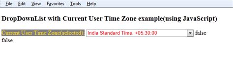 Aspnet 4 Tutorials How To Get Current User Time Zone In C