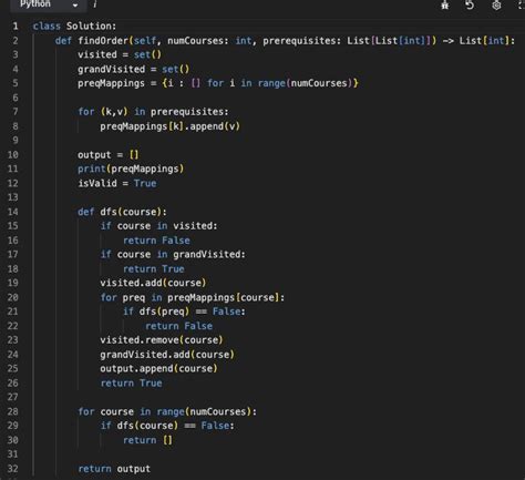 Day 99 Course Schedule Ii Todays Problem Built Of The Last Problem I Haroon Almadani
