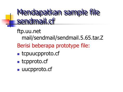 Ppt Penggunaan Sendmail Powerpoint Presentation Free Download Id6375577