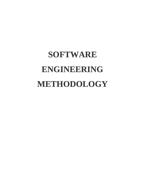 Software Engineering Methodology Pms Report Analysis